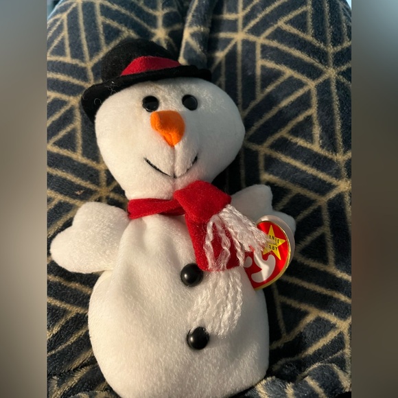 Ty | Toys | Ty Beanie Snowball The Snowman | Poshmark